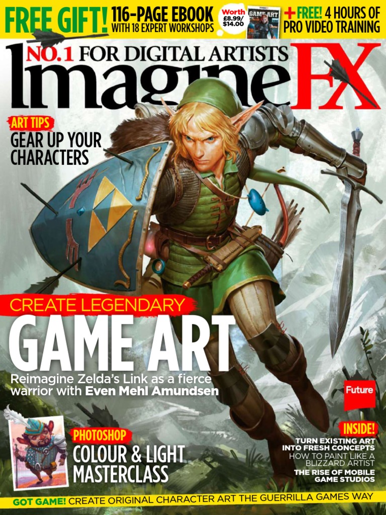 ImagineFX November 2015 | PDF | Drawing | Adobe Photoshop