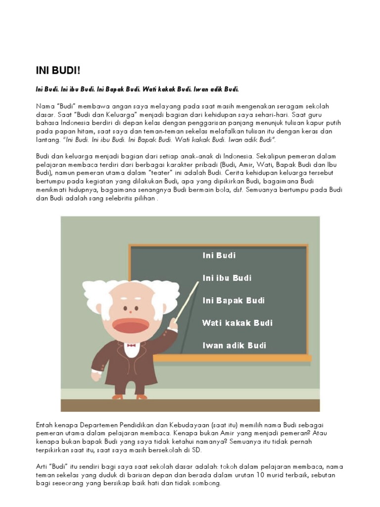 Ini Budi | PDF