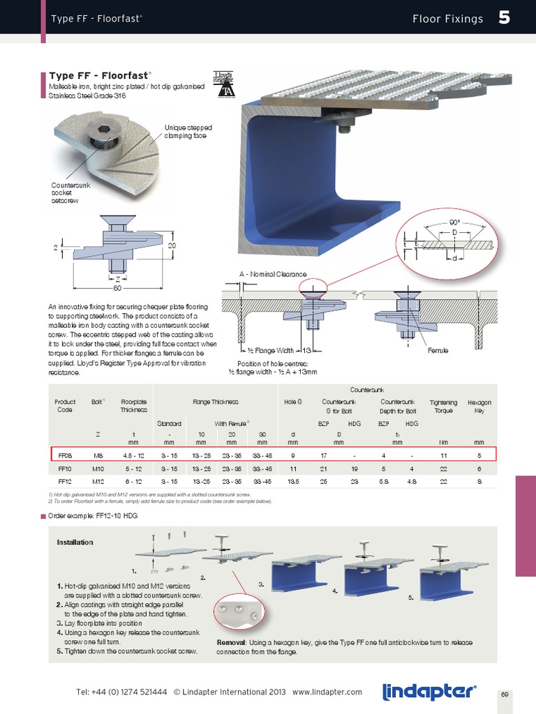 Floor Fastener | PDF