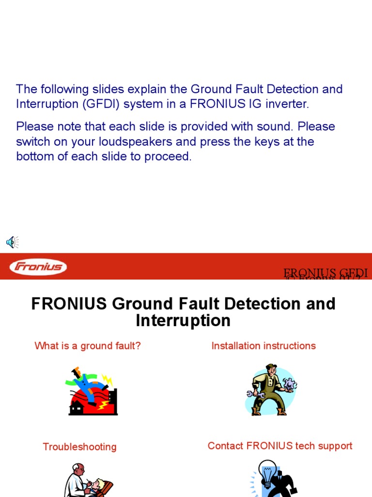 PPS Fronius Gfdi en | PDF | Power Inverter | Fuse (Electrical)
