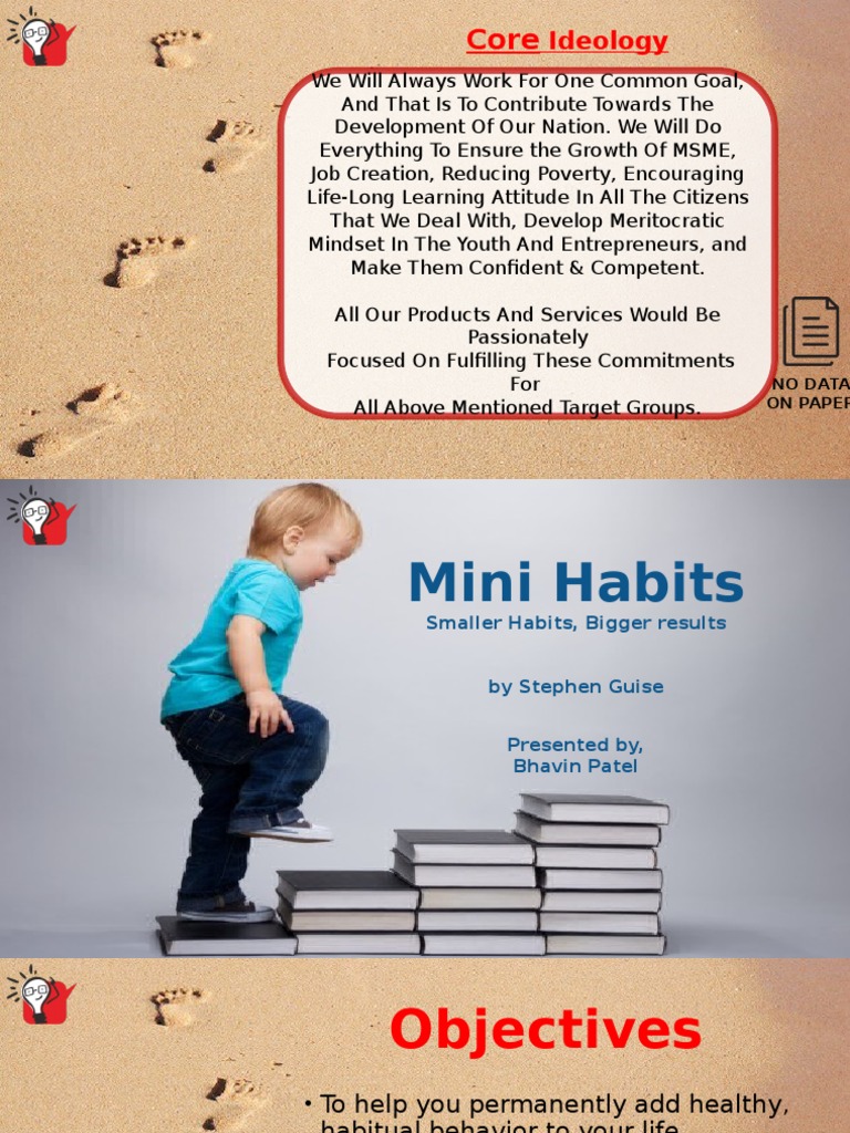 Mini Habits - Final | PDF | Habits | Self Control
