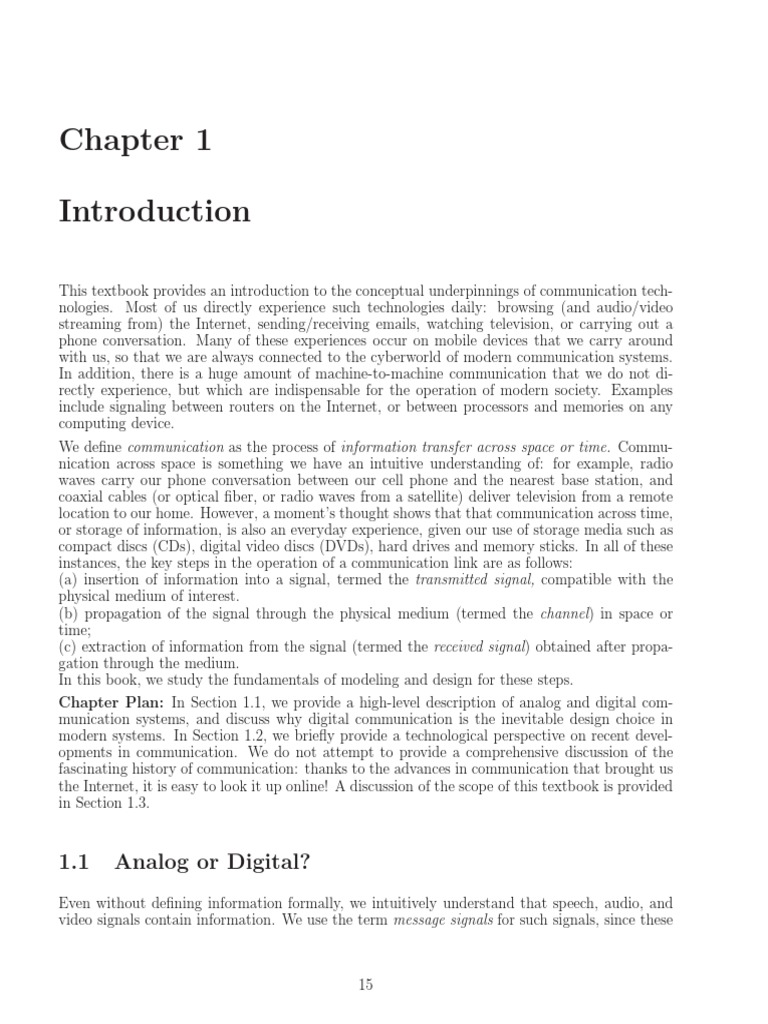 Comm System Intro PDF | PDF | Telecommunication | Data Compression