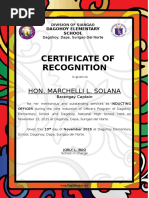 Certificate INTRAMS | PDF