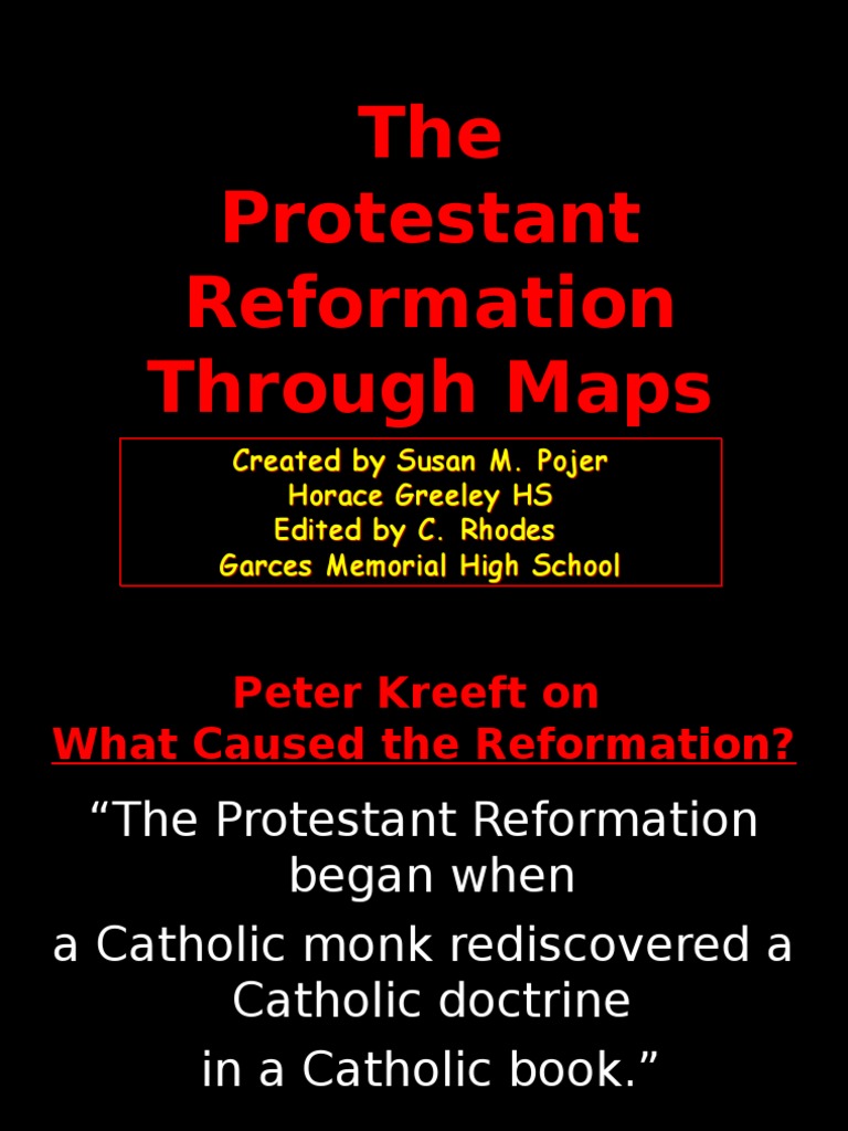 The Protestant Reformation Through Maps | PDF | Protestantism | Pope