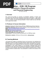 WQU - Master of Science in Financial Engineering WQU | PDF ...