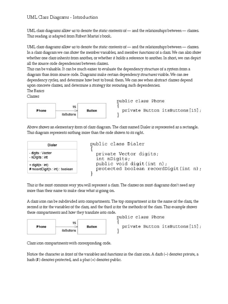 UML ClassDiagram Java Book | PDF | Class (Computer Programming) | Unified Modeling Language