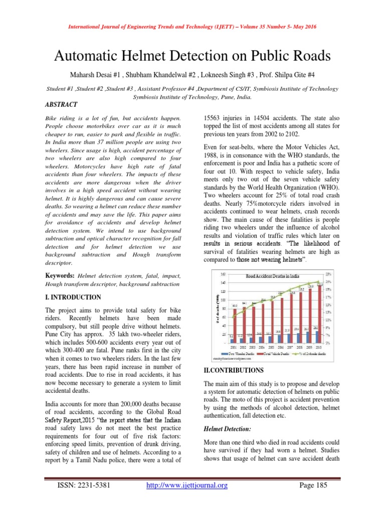 Automatic Helmet Detect | PDF | Traffic Collision | Motorcycle