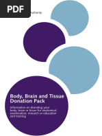 Body Donation Declaration Form | PDF | Medicine | Transplantation Medicine