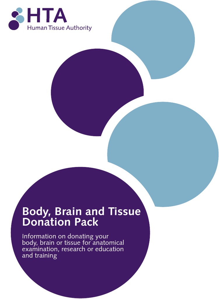 Body Brain and Tissue Donation Pack | PDF | Organ Donation | Brain