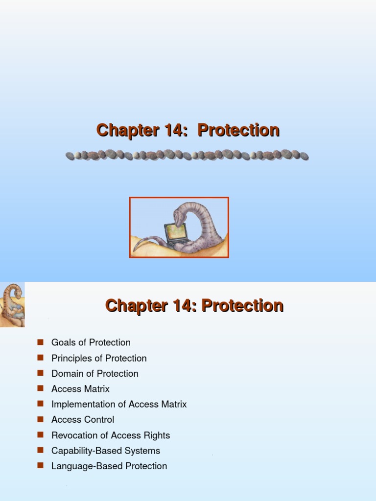 Chapter 14: Protection | PDF