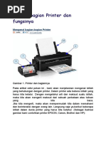 Bagian Komponen Utama Dalam Printer Dan Fungsinya | PDF