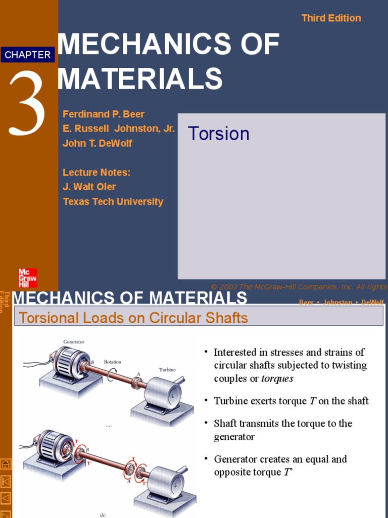 torsion | Stress (Mechanics) | Strength Of Materials