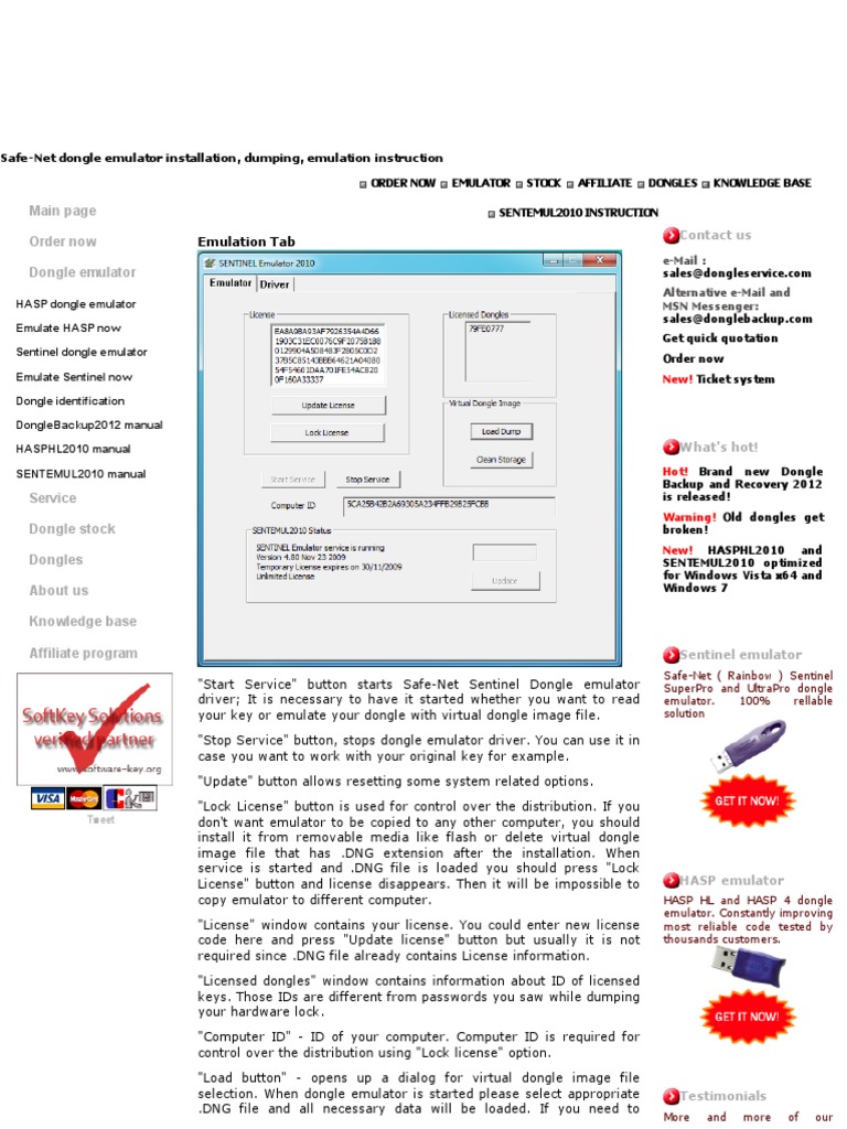 SENTEMUL2010 GUI Instruction, Installation, Dumping, Emulation | PDF ...