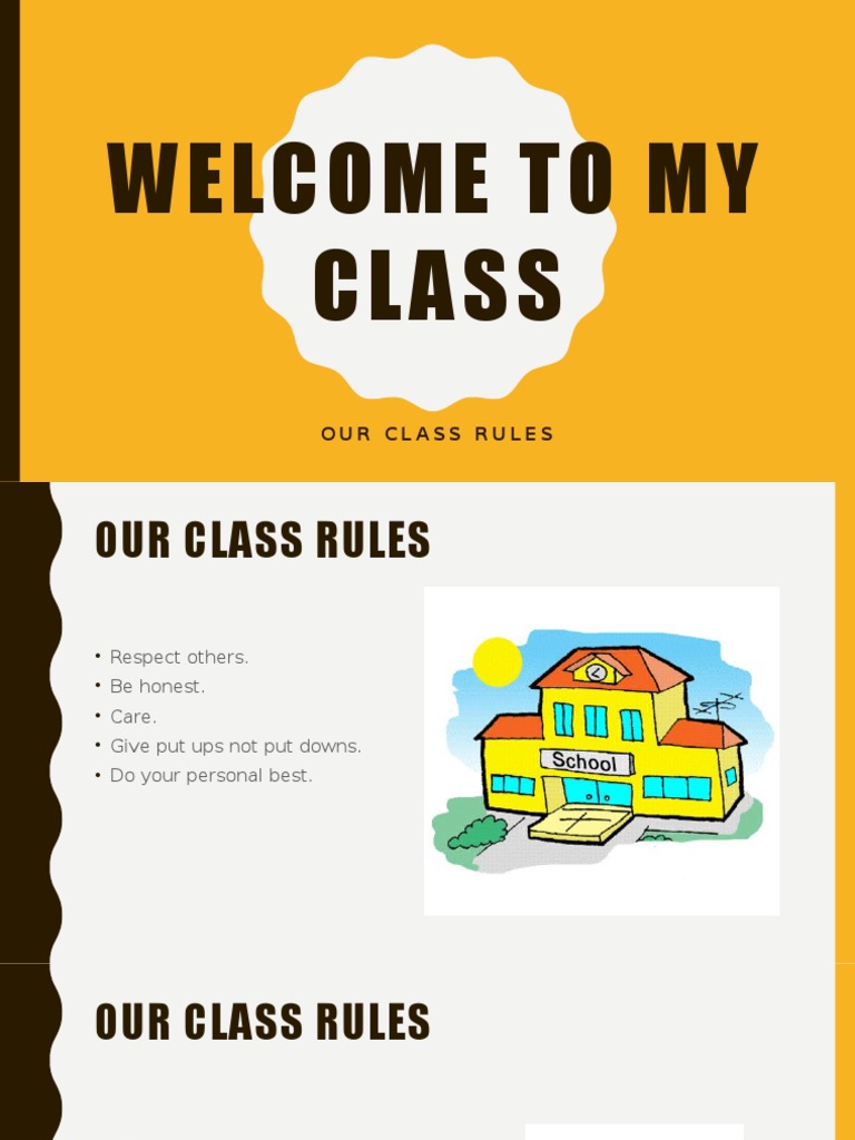 Our Class Rules | PDF
