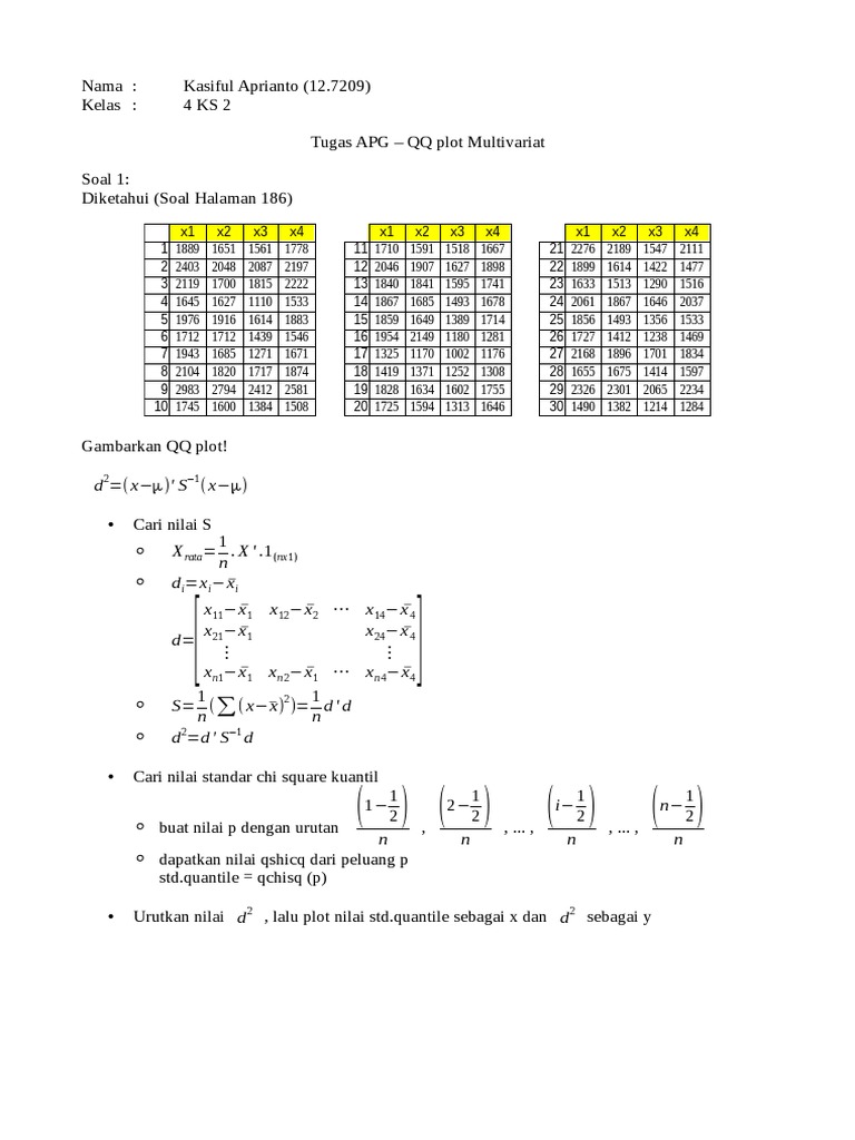 Multivariate Qqplot Using R Pdf 