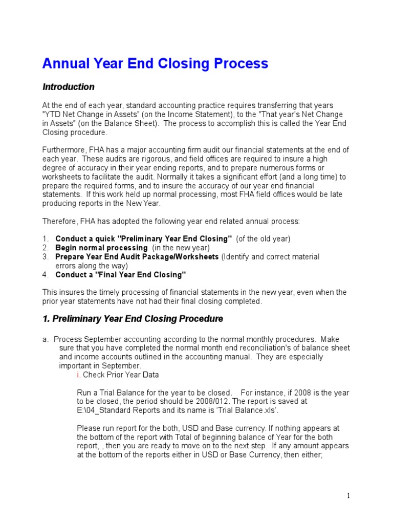 SS-Annual Year End Procedure | PDF | Debits And Credits | Accounting