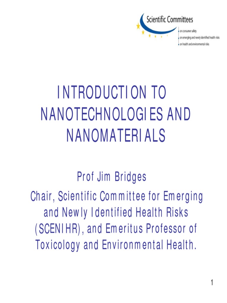 Introduction To Nanotechnologies and Nanomaterials | PDF ...
