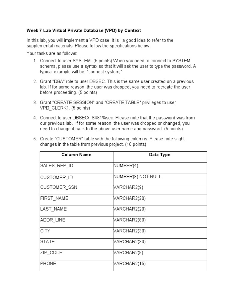 IS481 W7 Lab | PDF | Computer File | Databases