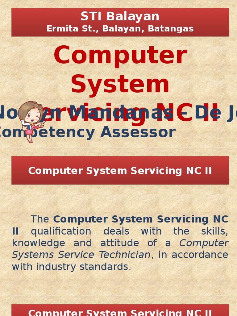 Computer System Servicing NC II