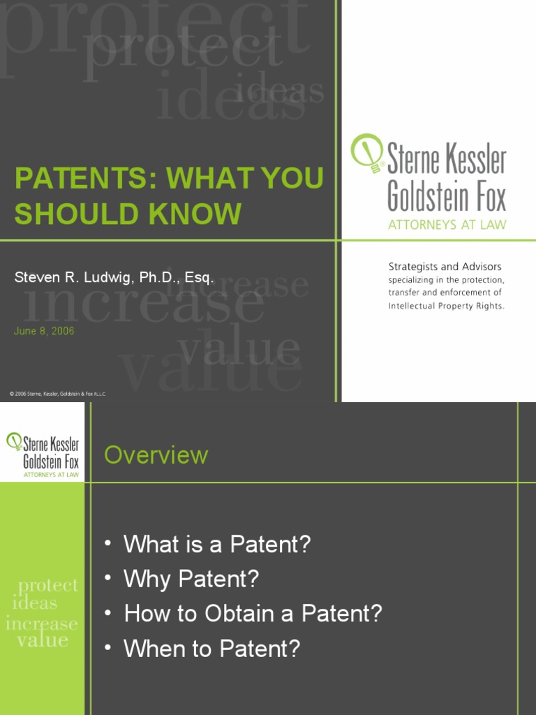 Patent Basics | PDF | Patent Application | Provisional Application