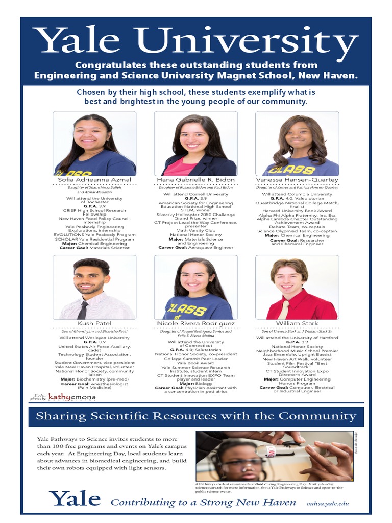 Engineering & Science University Magnet School (ESUMS) Senior Spotlight ...