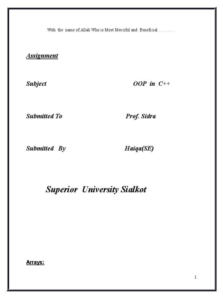 Asignment of OOP | PDF | Class (Computer Programming) | Subroutine Asignment of OOP | PDF | Class (Computer Programming) | Subroutine