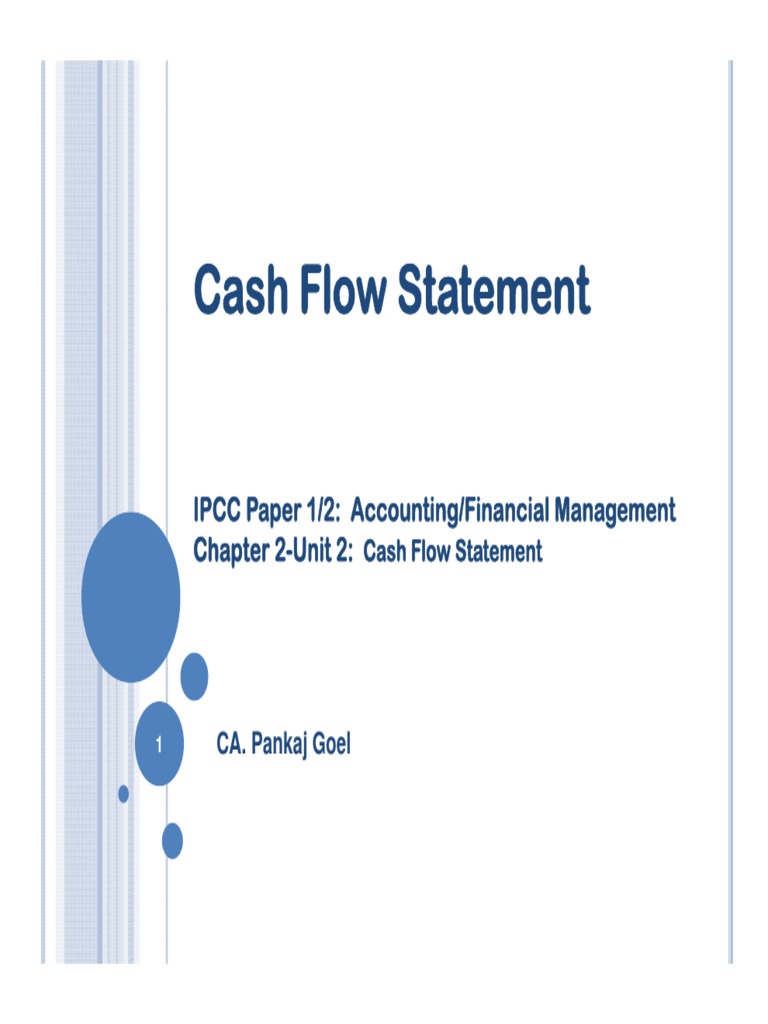 Cash Flow Statements Questions PDF | PDF