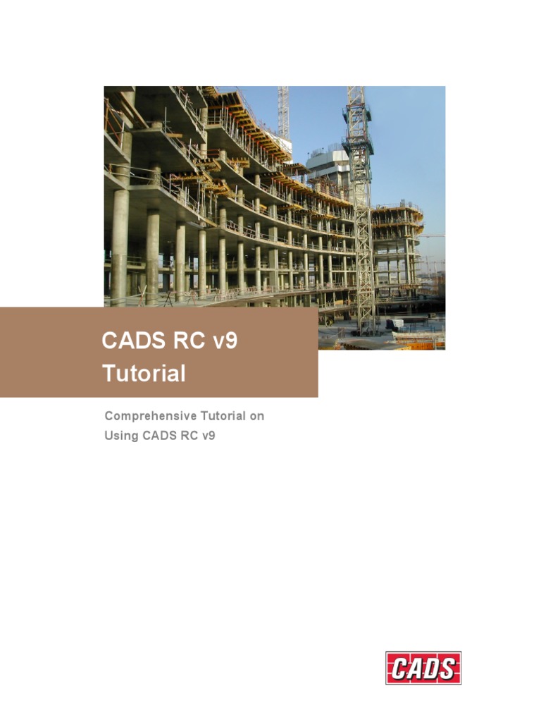 CADS RC Tutorial 2nd Edition | PDF | Computer Aided Design | Auto Cad