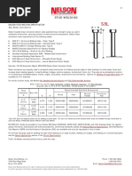 Nelson Weld Studscpl | PDF | Strength Of Materials | Welding