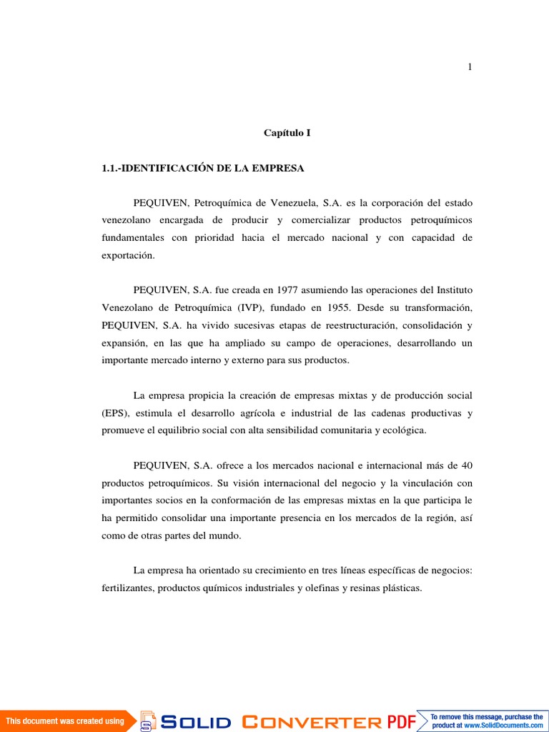 PEQUIVEN | PDF | Venezuela | Fertilizante