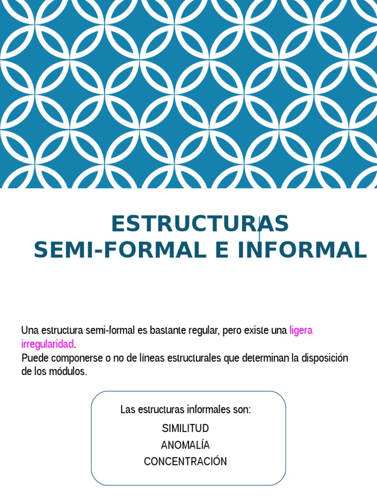 Estructura Semiformal e Informal | PDF | Naturaleza