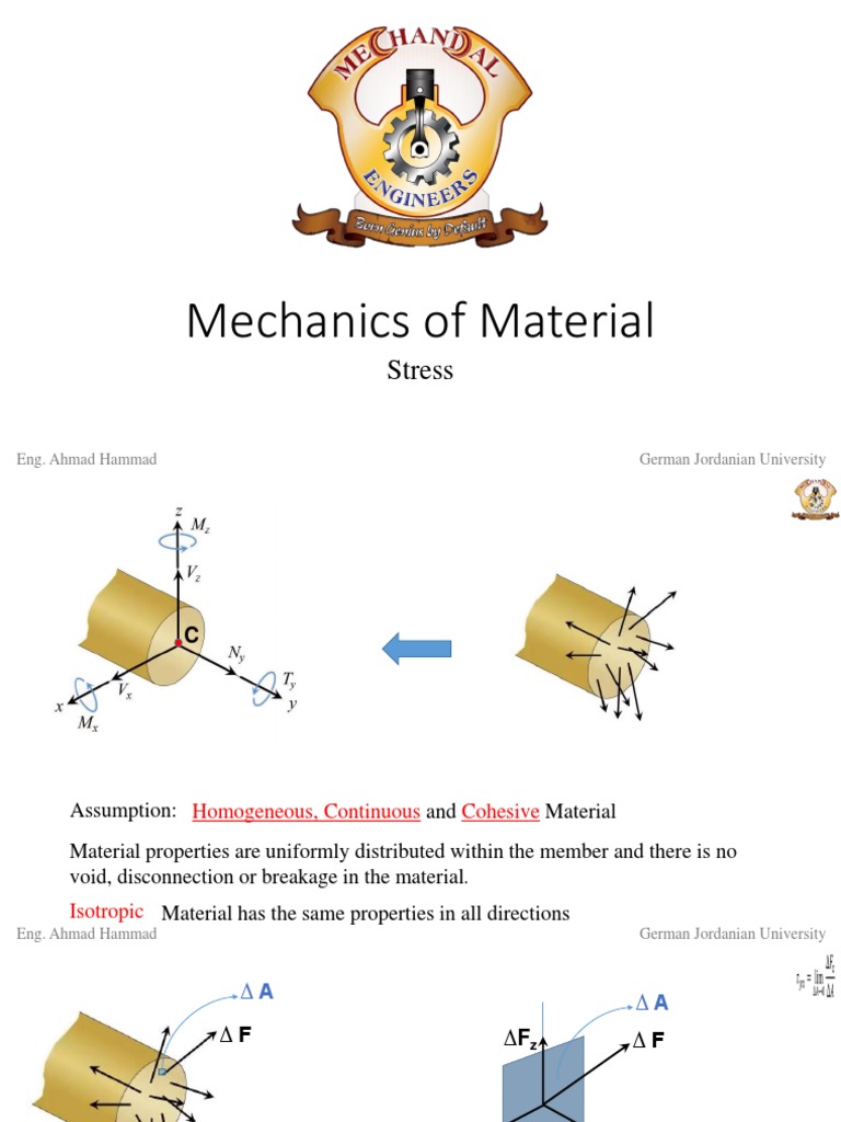 01-Stress | Stress (Mechanics) | Classical Mechanics