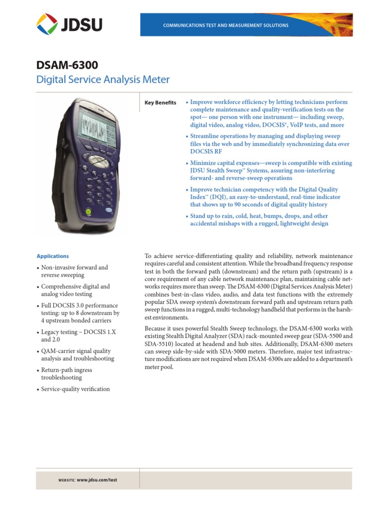 DSAM 6300 Datasheet en | PDF