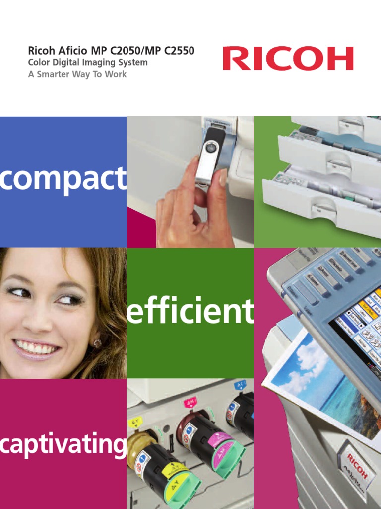 Ricoh Aficio MPC 2050 2550 Brochure | PDF | Image Scanner | Fax