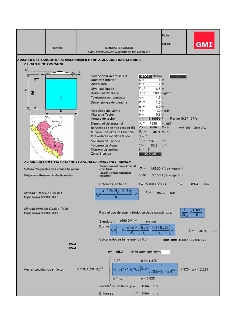 Tanques API 650 | PDF