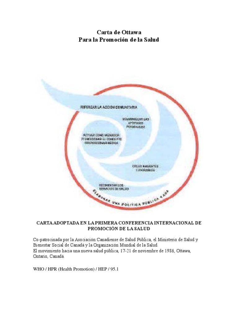 Carta de Ottawa | Promoción de la salud | Igualdad social