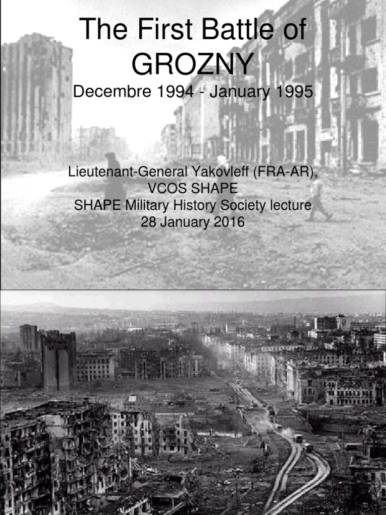 The First Battle of Grozny | PDF | Chechnya | Armoured Fighting Vehicles