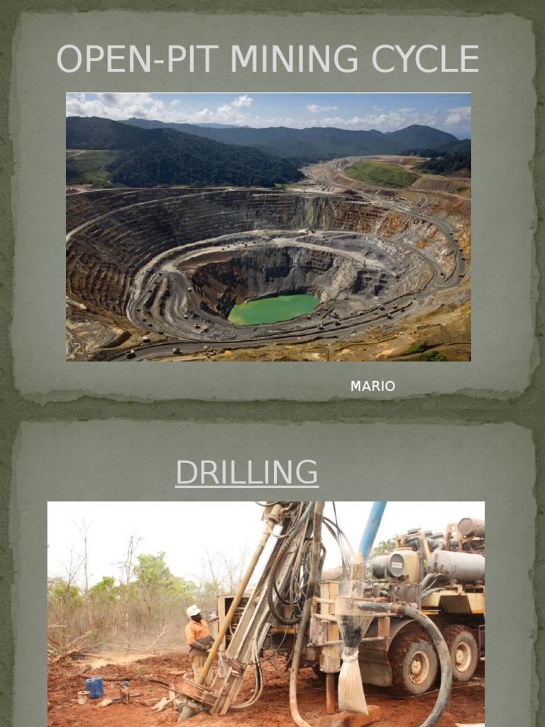 Open-Pit Mining Cycle | PDF