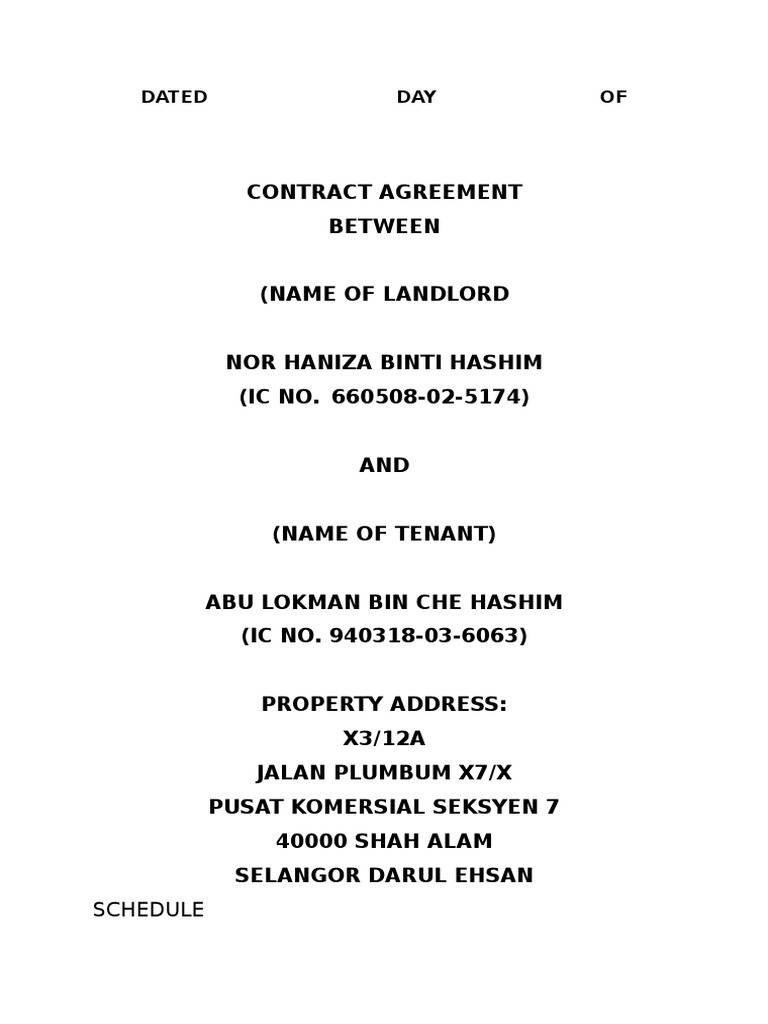 Dated Day of | PDF | Law