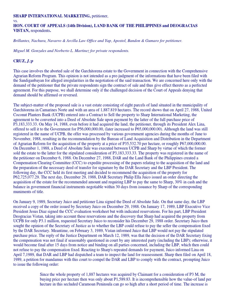Sharp International Marketing | PDF | Mandamus | Social Institutions