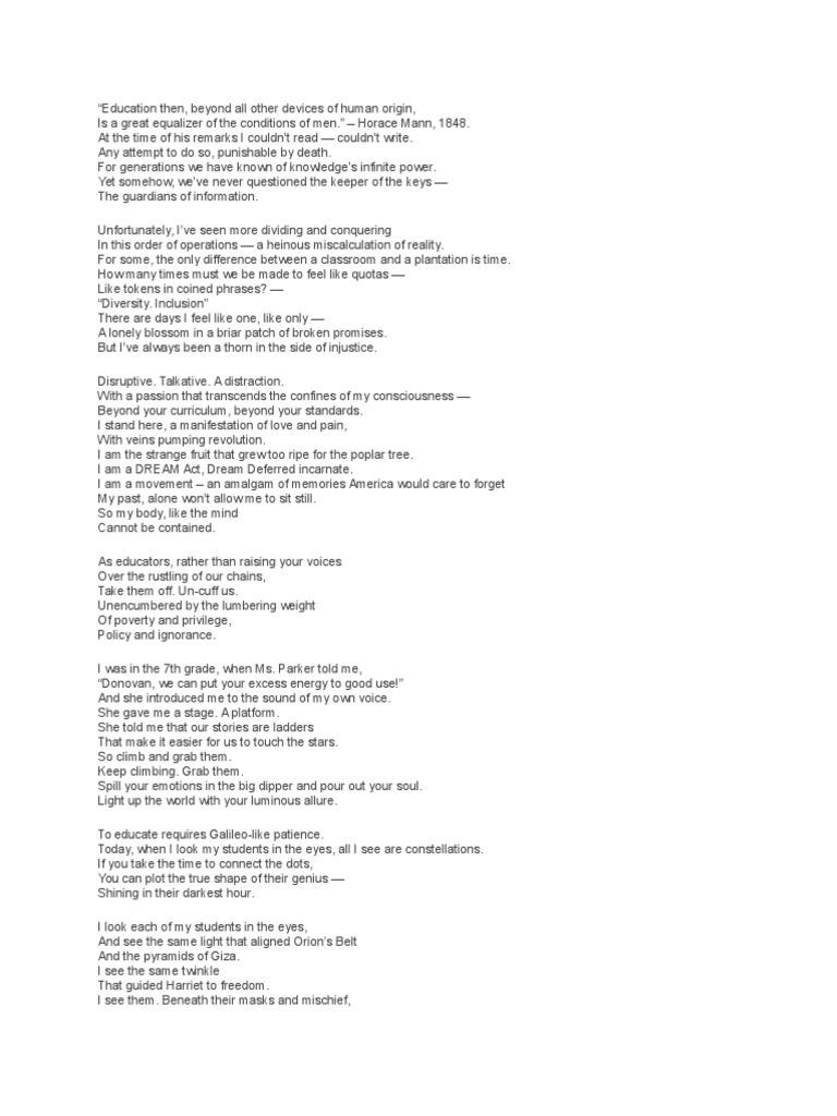 Lift Off by Donovan Livingston | PDF | Stars | Astronomy