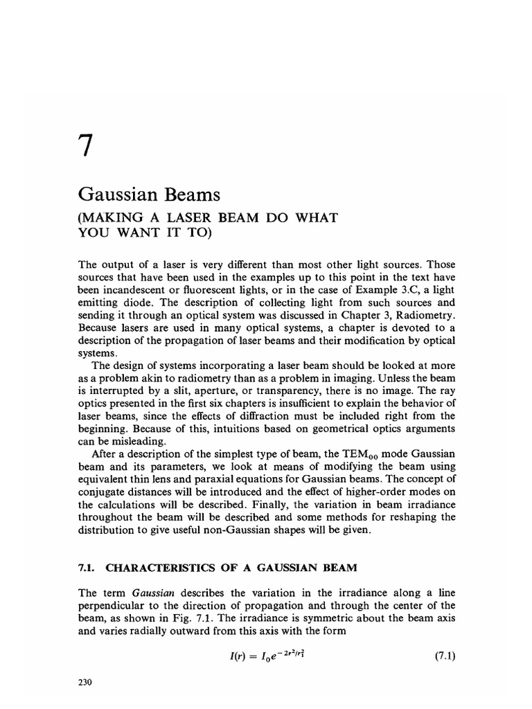 Elements of Modern Optical Design PDF | Download Free PDF | Lens ...