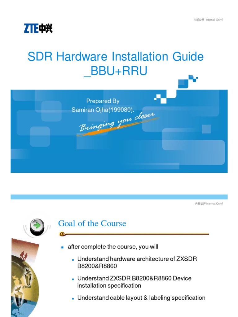 02.SDR Hardware Installation Guide - BBU+RRU | PDF | Electrical ...