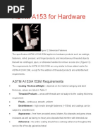 Astm A153 PDF | PDF | Technology & Engineering