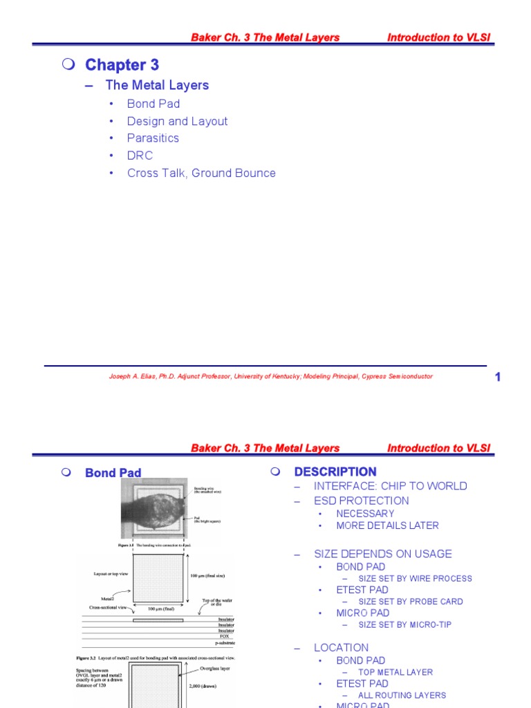 VLSI Metal Layers Overview | PDF | Electromagnetism | Electrical ...