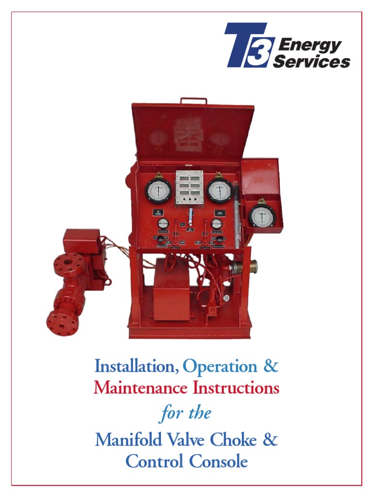 A t3 Super Choke Operational Manual | PDF | Valve | Piston