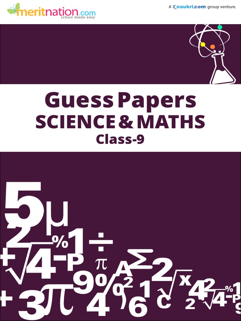 Meritnation Guess Paper Class 9 | PDF | Atoms | Physics