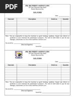 Request Slip Form | PDF