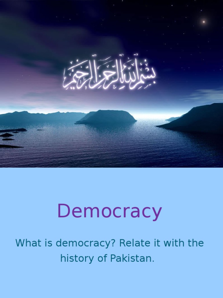 Democracy in Pakistan | Pakistan | Democracy