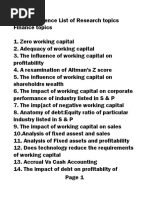 Business Research Topics | PDF | Entrepreneurship | Business